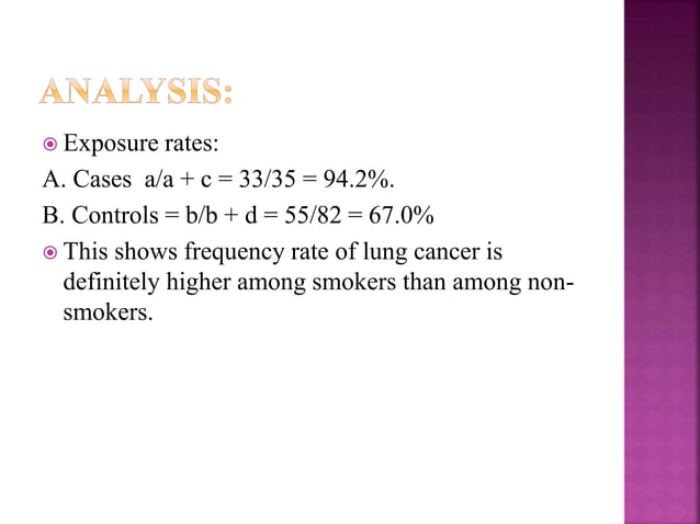 Case control & cohort study | PPTX
