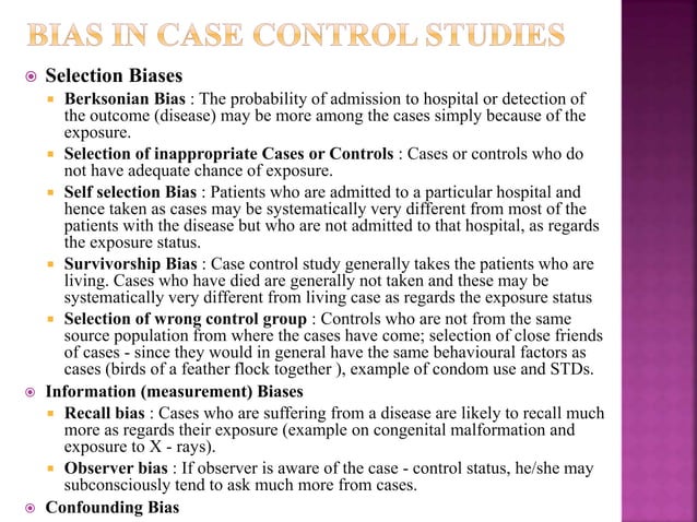 Case control & cohort study | PPTX