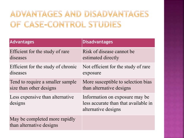Case control & cohort study | PPTX