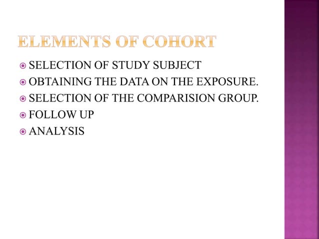 Case control & cohort study | PPTX