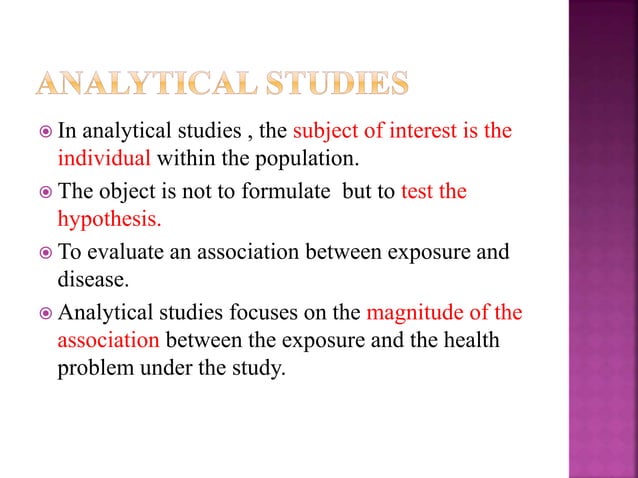 Case control & cohort study | PPTX
