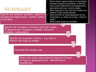 Case control & cohort study | PPTX