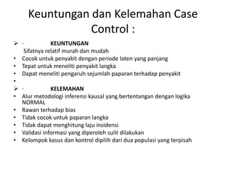 Case control epidiomologi | PPT