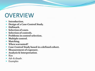 Case control studies..skp