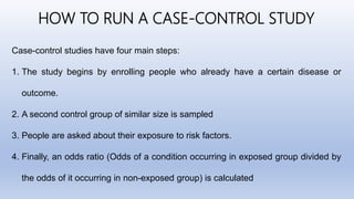 Case control studies and cohort studies | PPTX