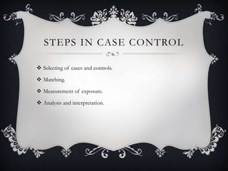 Case control study (Review of an Article) | PPTX