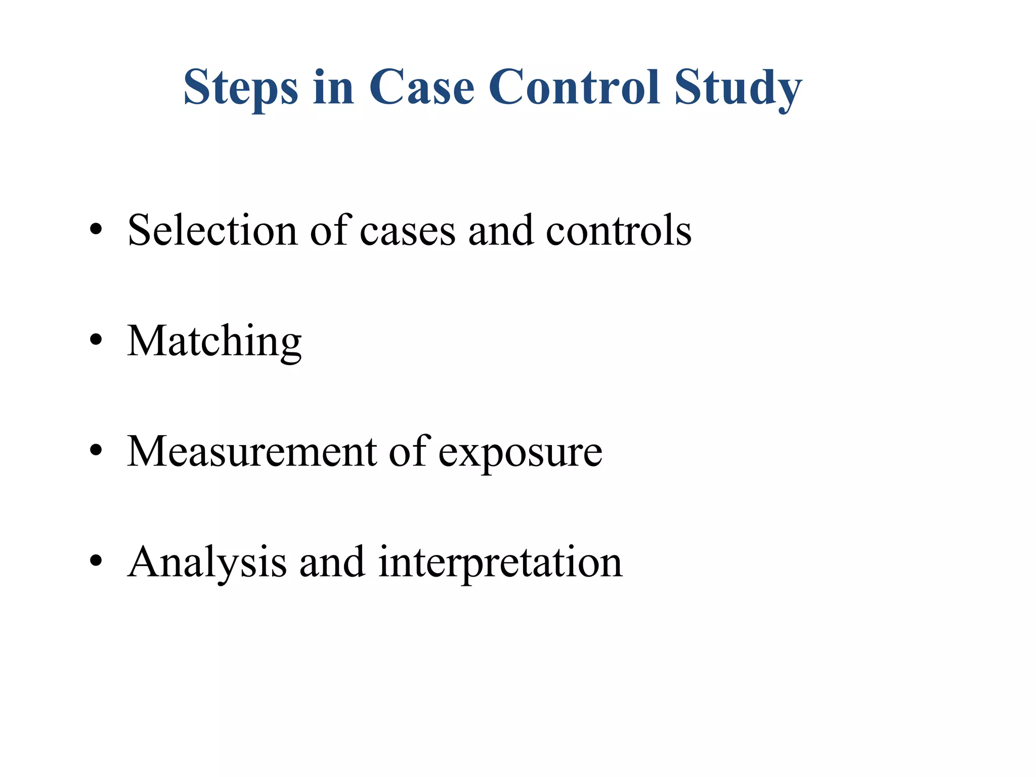 Case control study | PPTX