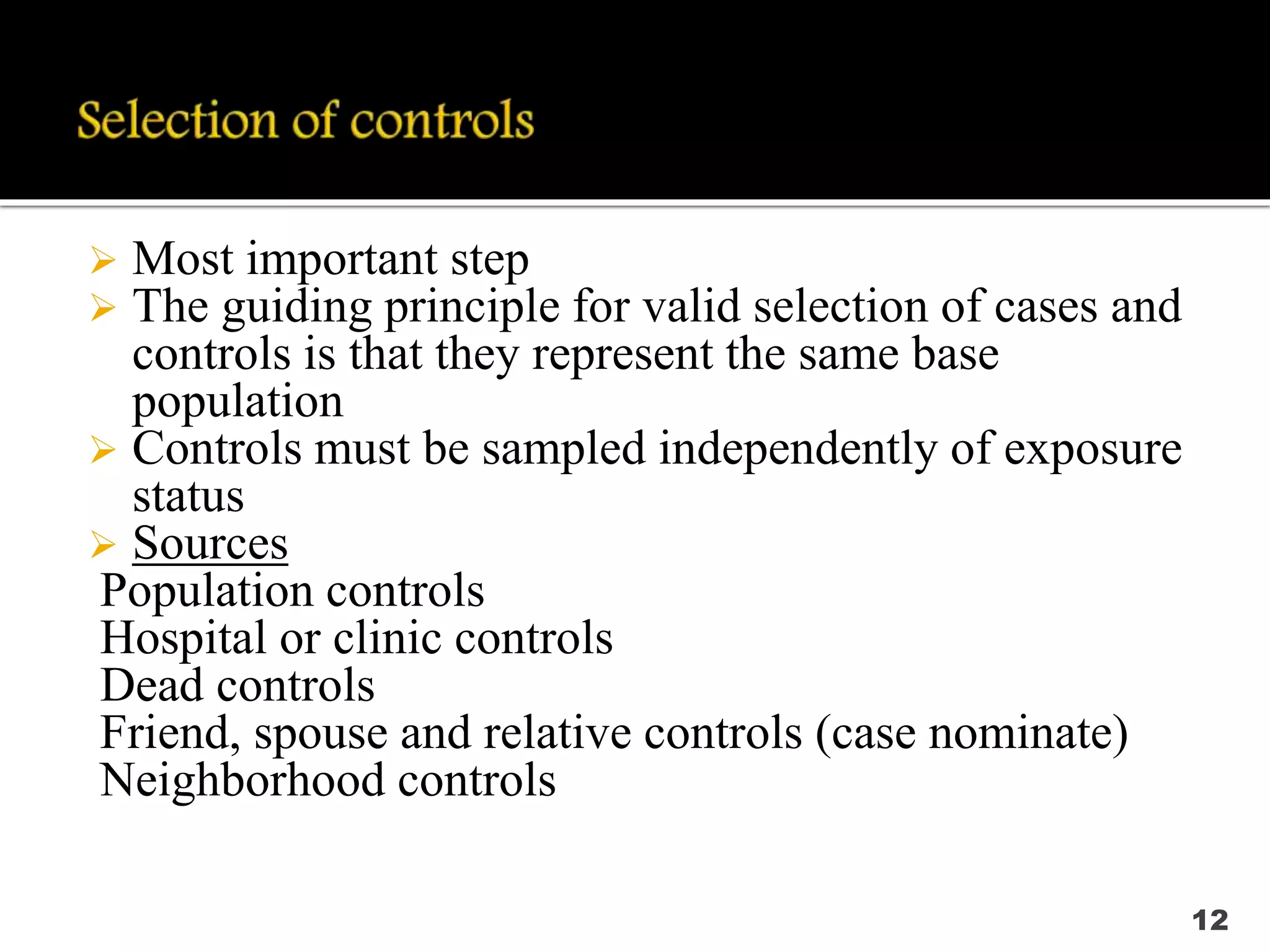 Case control study | PPTX | Cancer | Diseases and Conditions