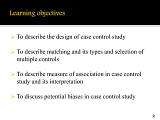 Case control study | PPTX | Cancer | Diseases and Conditions