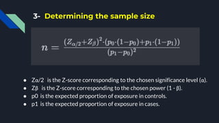 study design Case Control Study , sample size estimation.pptx