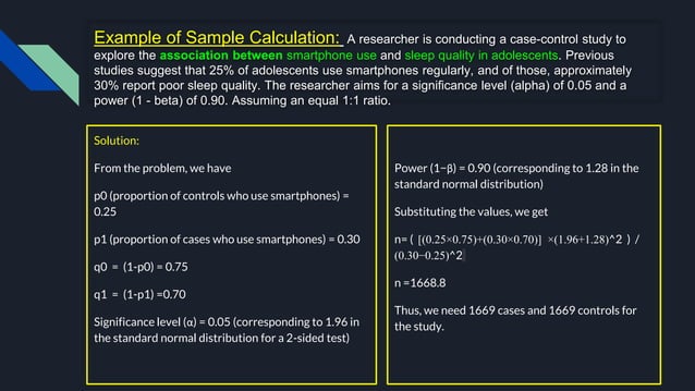 study design Case Control Study , sample size estimation.pptx