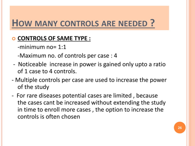 Case Control Study (ANALYTICAL EPIDEMIOLOGY) | PPTX
