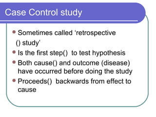 Case controlstudyi | PPT