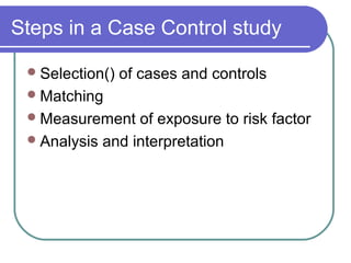 Case controlstudyi | PPT
