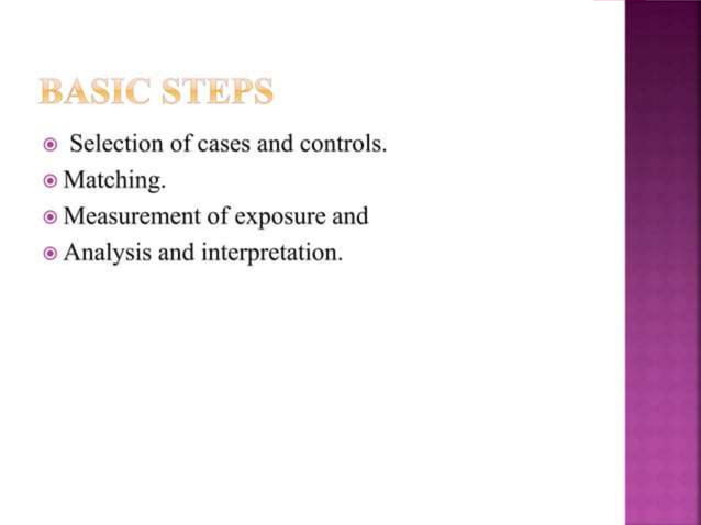 Case Control Study Presentation & case-control study methodologies | PPTX