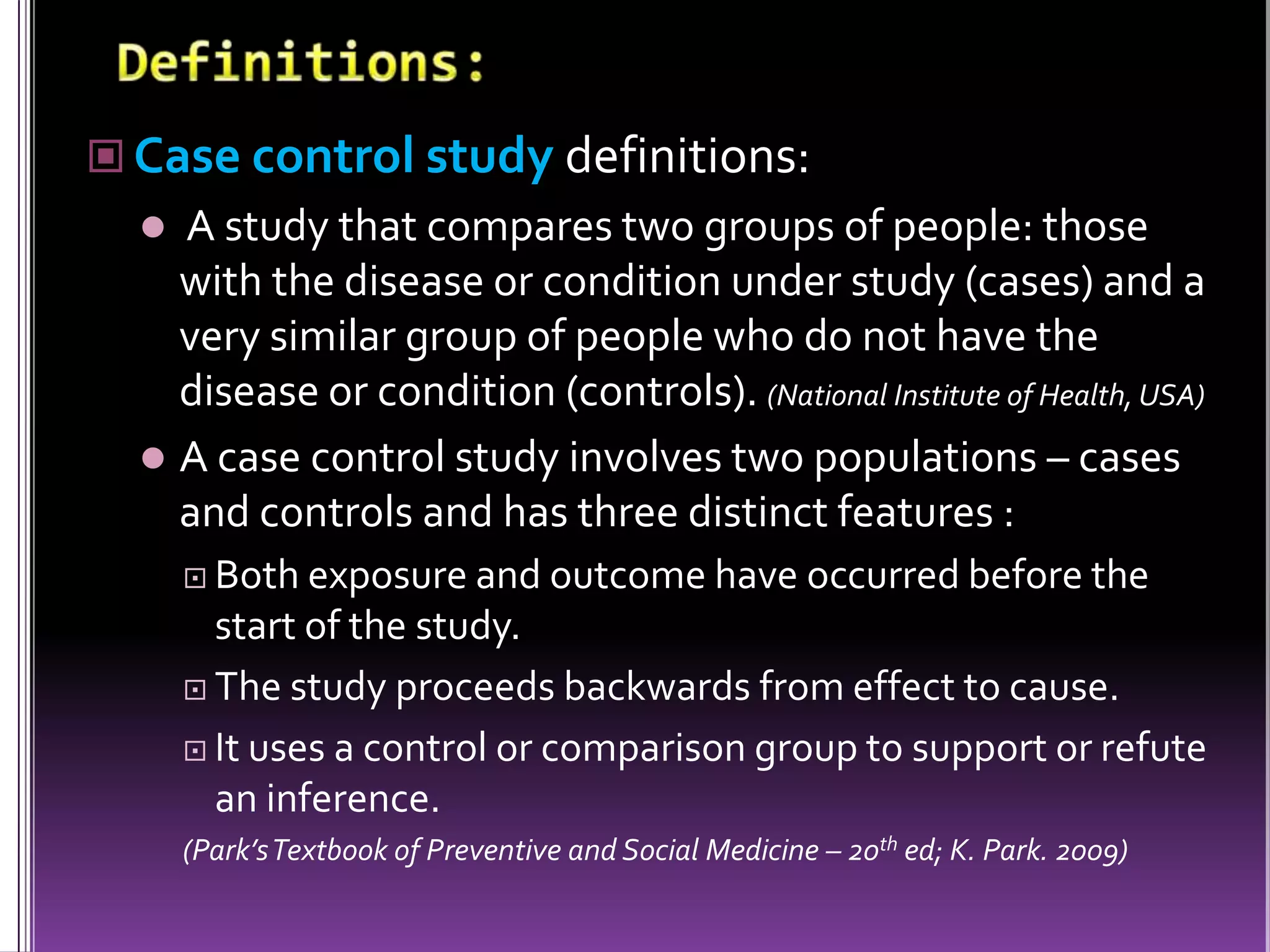 Case control study | PPTX