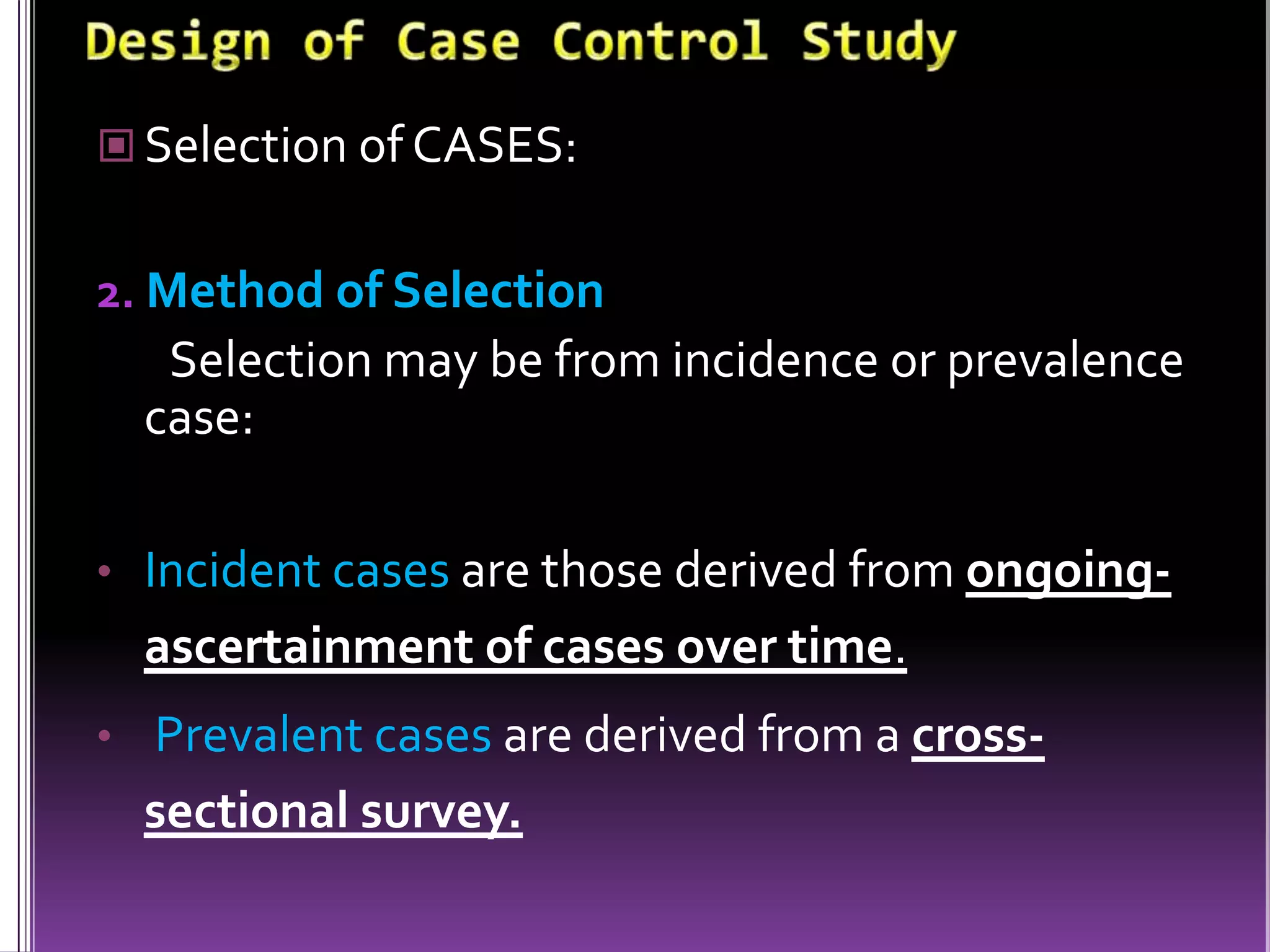 Case control study | PPTX
