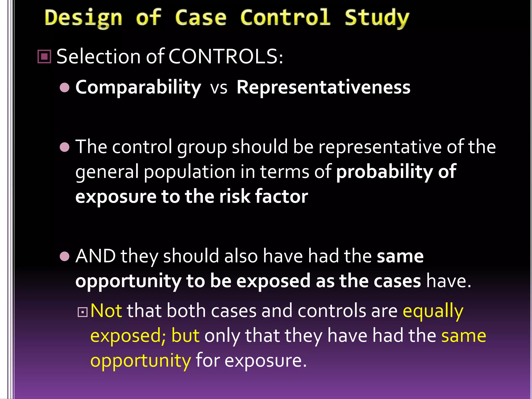 Case control study | PPTX