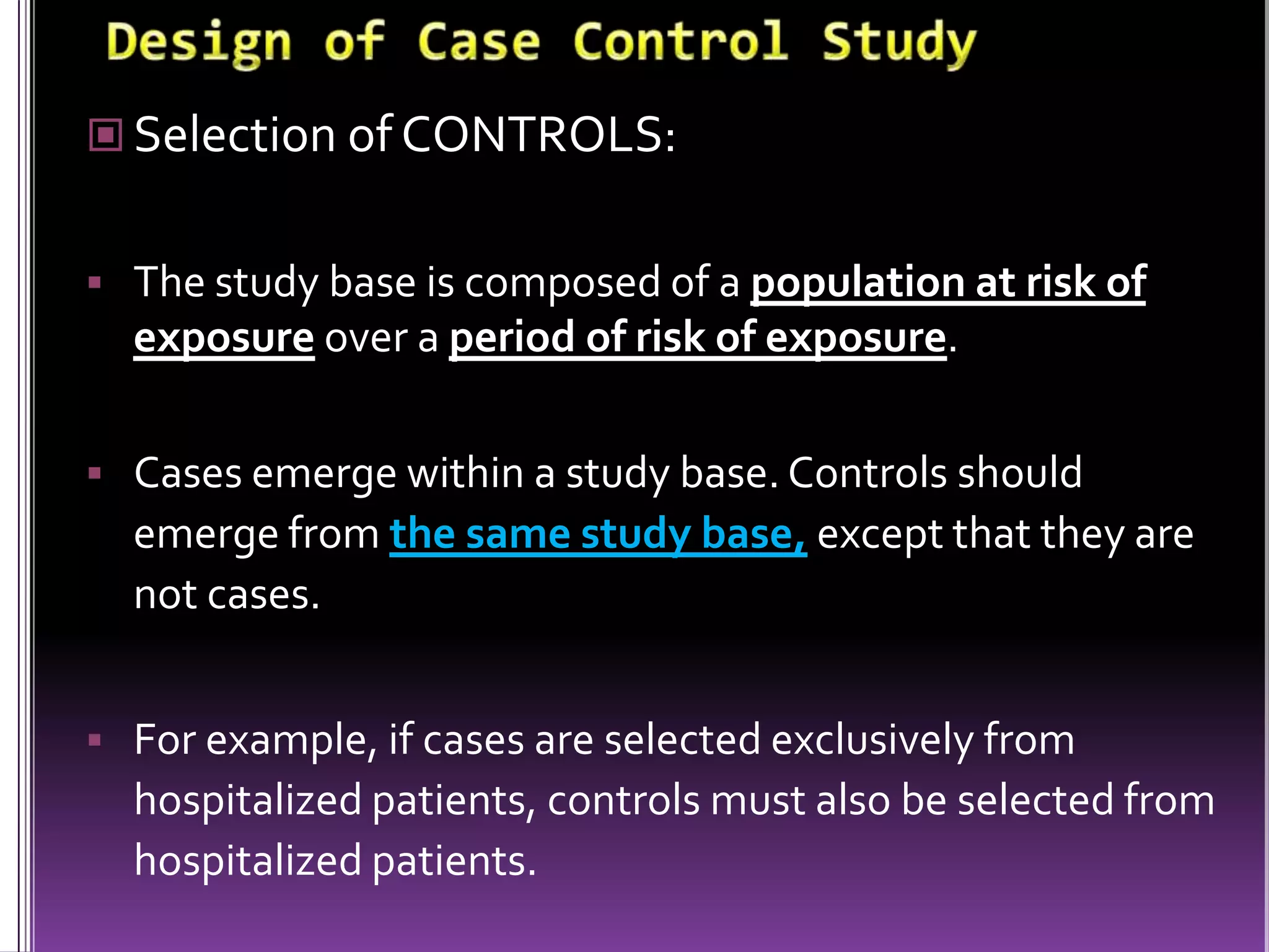 Case control study | PPTX