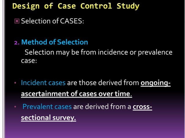 Case control study | PPTX