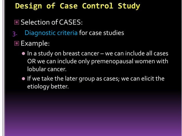 Case control study | PPTX
