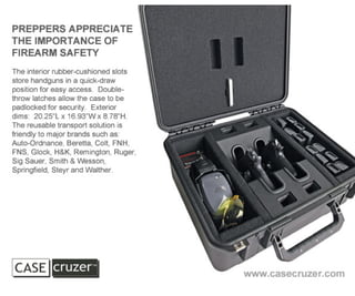 Prepper Handgun Case 2 Pack | PDF | Arms & Ammunition | Sensitive Topics