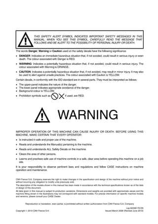Case cx135 sr tier 3 crawler excavator operator manual | PDF