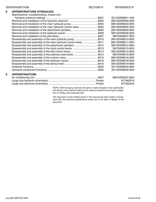 Case cx135 sr tier 3 crawler excavator service repair manual | PDF ...
