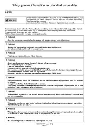 Case cx145 csr tier 4 crawler excavator service repair manual | PDF