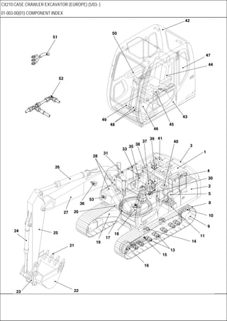 CASE CX210 Crawler Excavator Parts Catalogue Manual.pdf