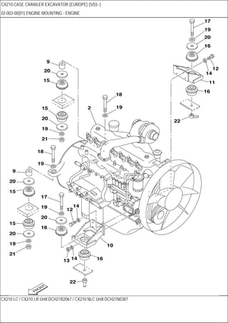 CASE CX210 Crawler Excavator Parts Catalogue Manual.pdf
