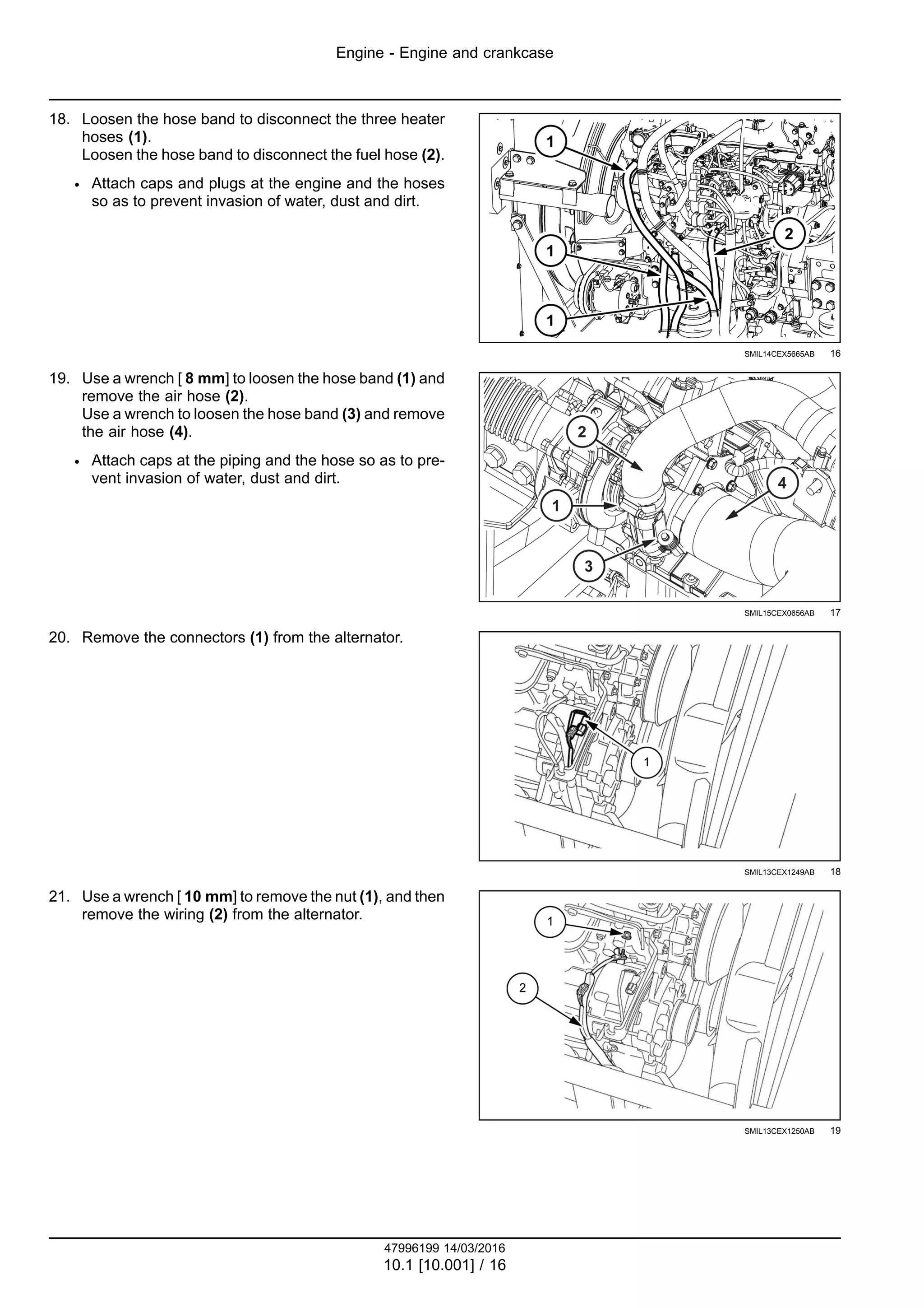 Case cx210 d crawler excavator service repair manual | PDF | Auto ...