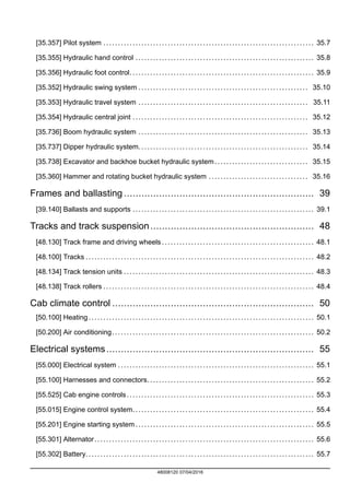 Case cx250 c crawler excavator service repair manual | PDF