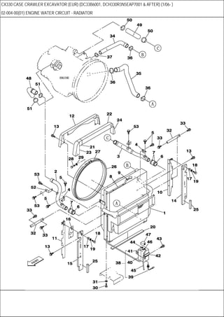 Case cx330 crawler excavator parts catalogue manual | PDF