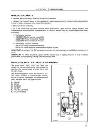 Case cx75 sr tier 3 crawler excavator operator manual | PDF