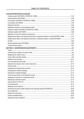 Case cx80 tier 3 crawler excavator operator manual | PDF