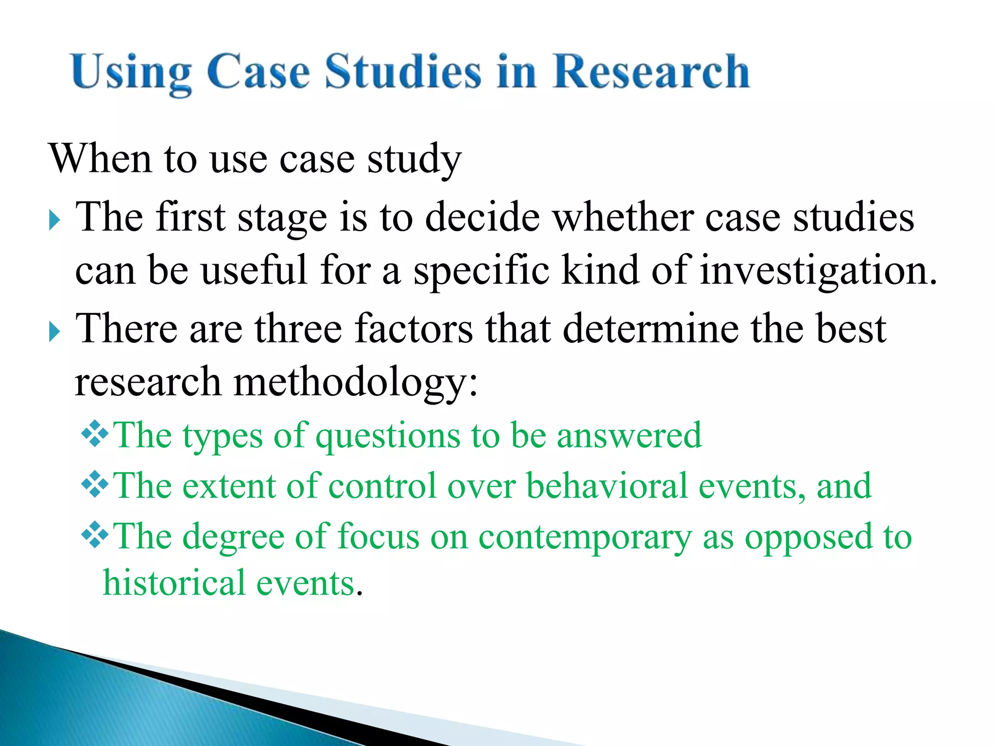 Case Study Research Method | PPTX