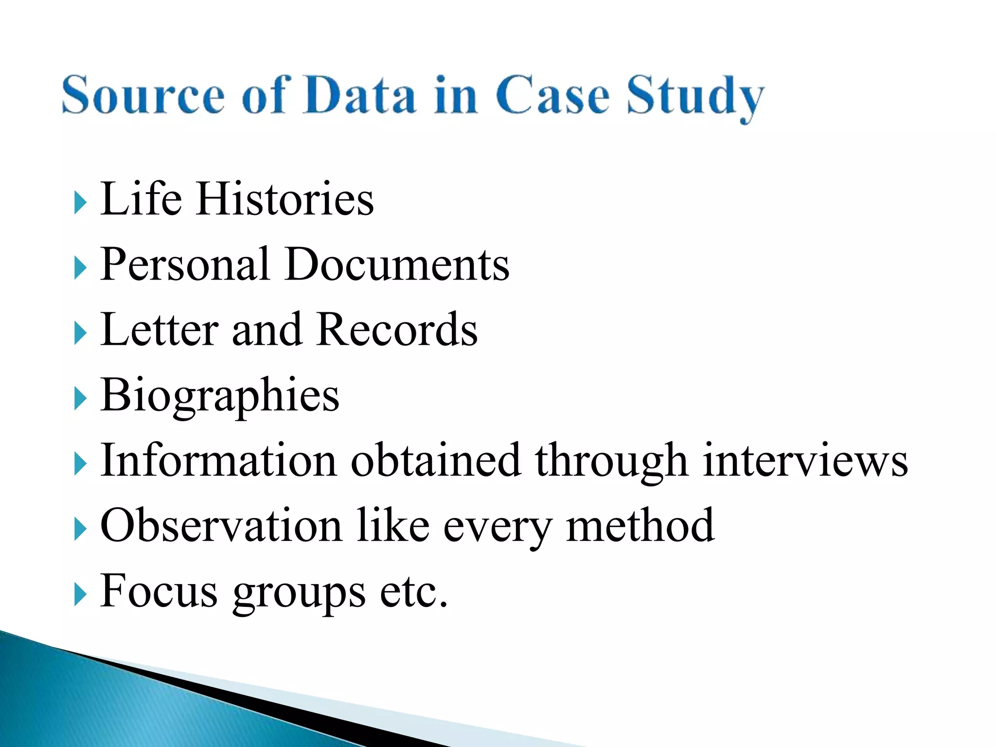 Case Study Research Method | PPTX