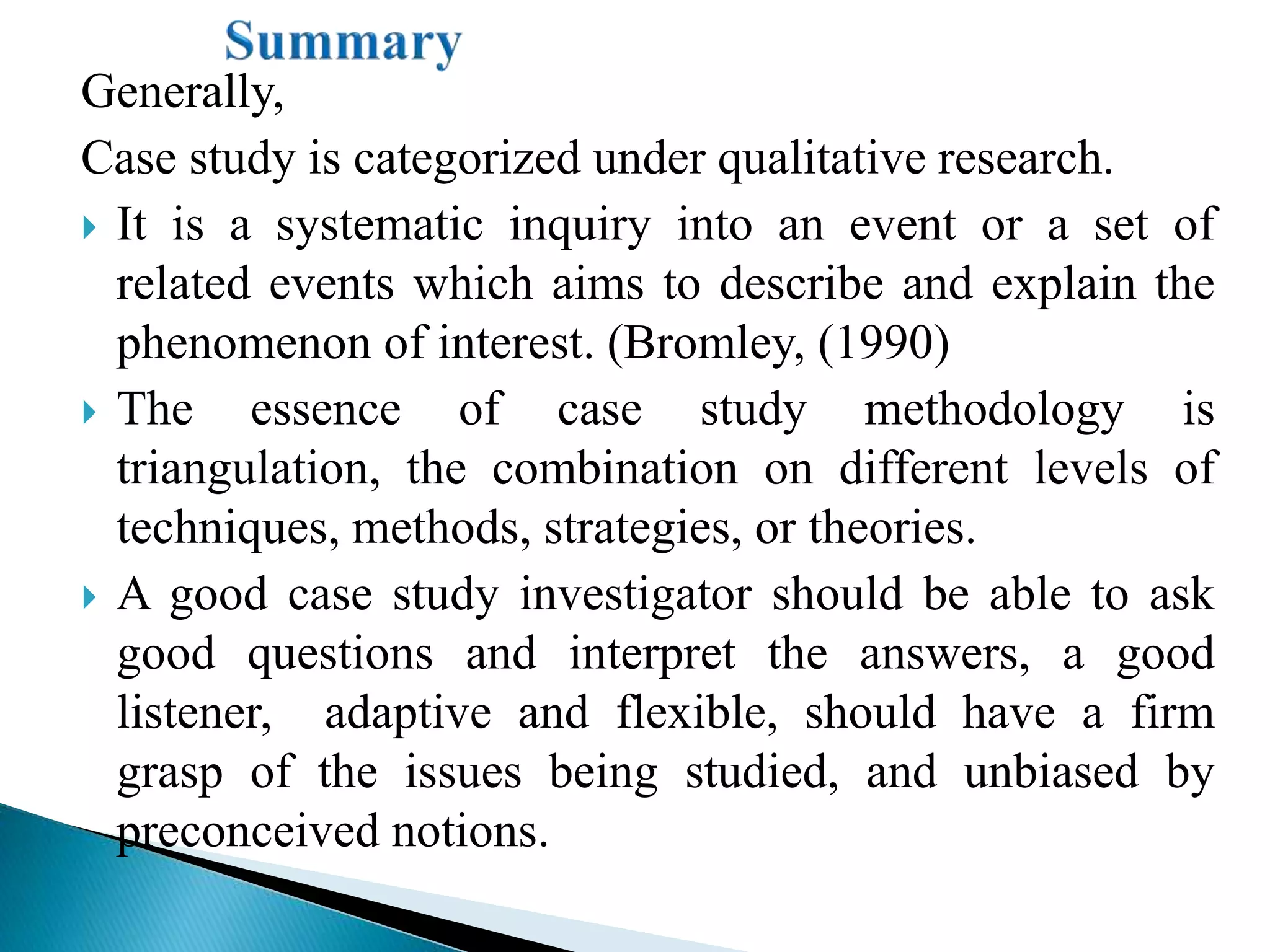 Case Study Research Method | PPTX