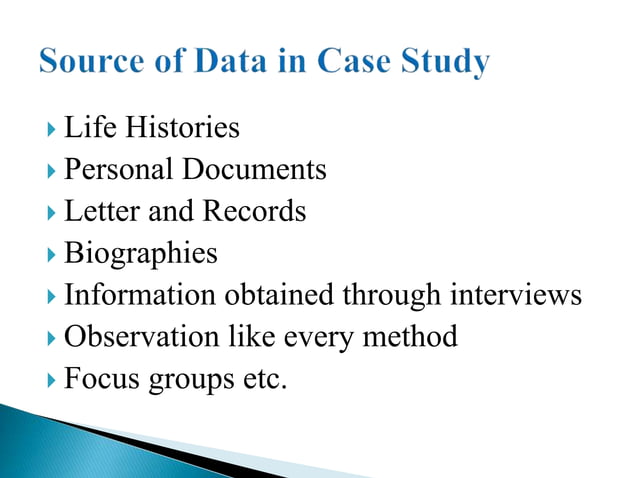 Case Study Research Method | PPTX