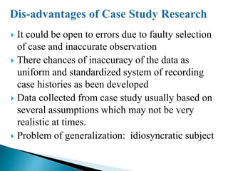 Case Study Research Method | PPTX