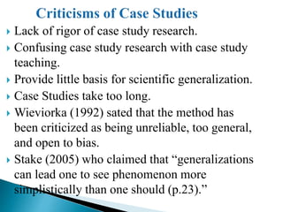 Case Study Research Method | PPTX