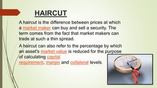 derivatives-butterfly & straddle strategy, IRS, Haircut, CDS, futures ...