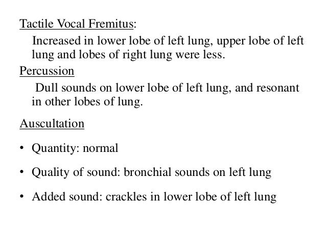 Vocal Fremitus