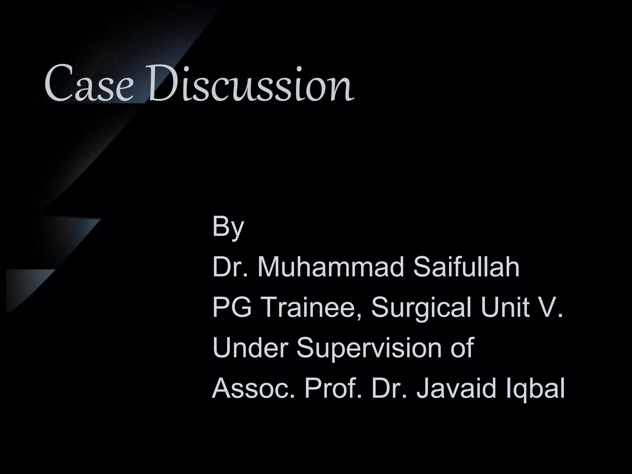 Adenocarcinoma Rectum and Low anterior resection using double stapling ...