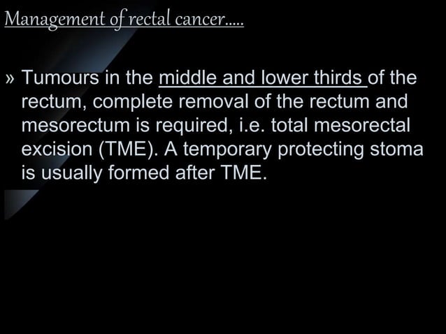 Adenocarcinoma Rectum and Low anterior resection using double stapling ...