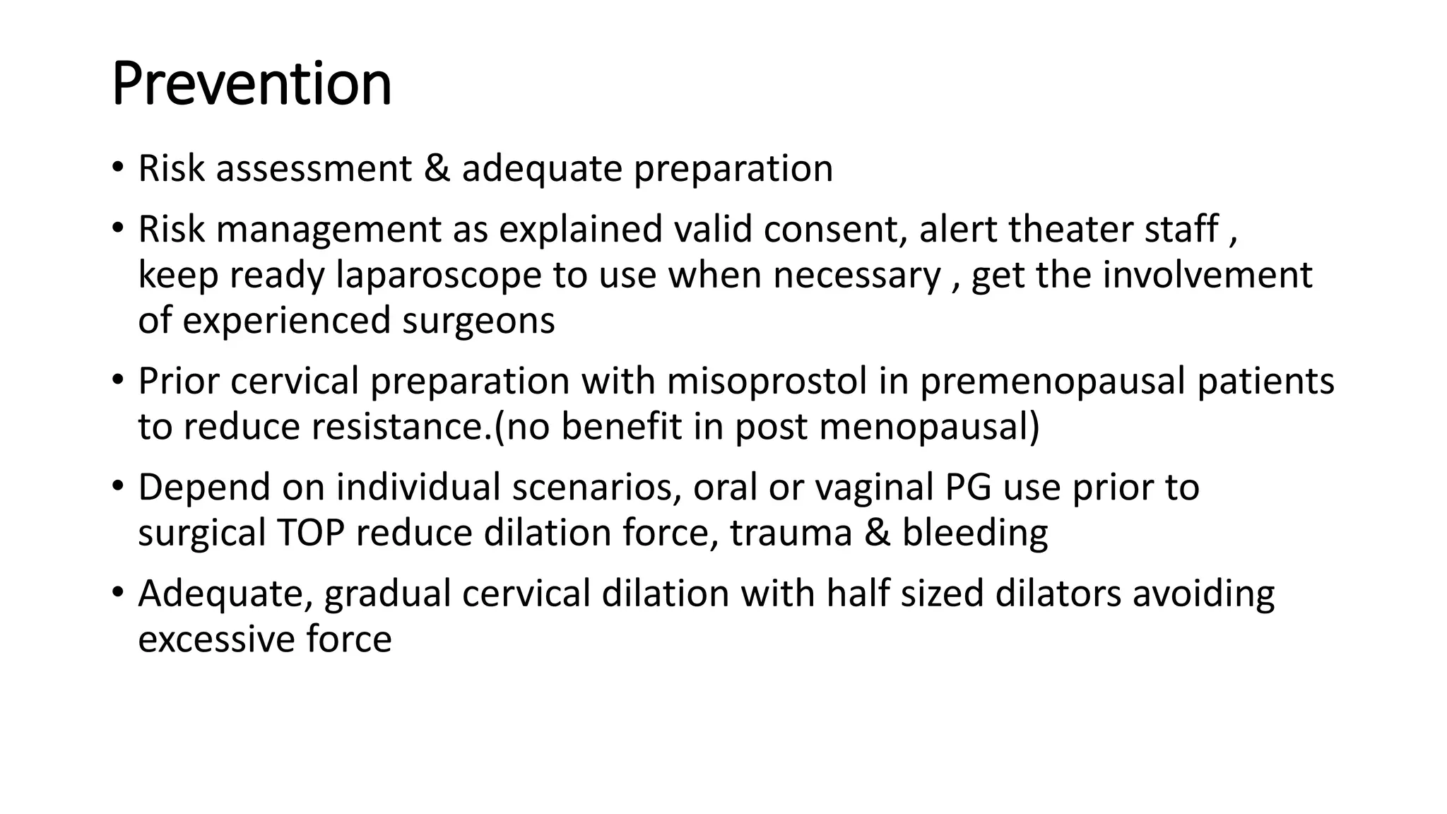 Case discussion uterine perforation | PPTX