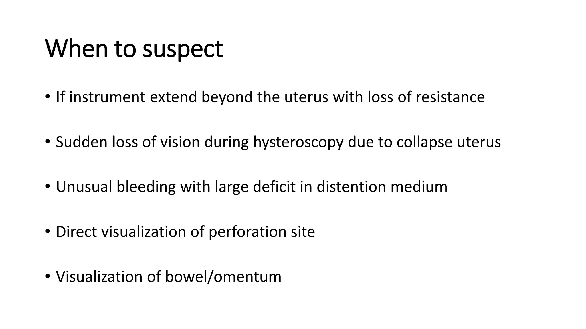Case discussion uterine perforation | PPTX | Pregnancy | Reproductive ...