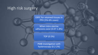 Case discussion uterine perforation | PPTX | Pregnancy | Reproductive ...