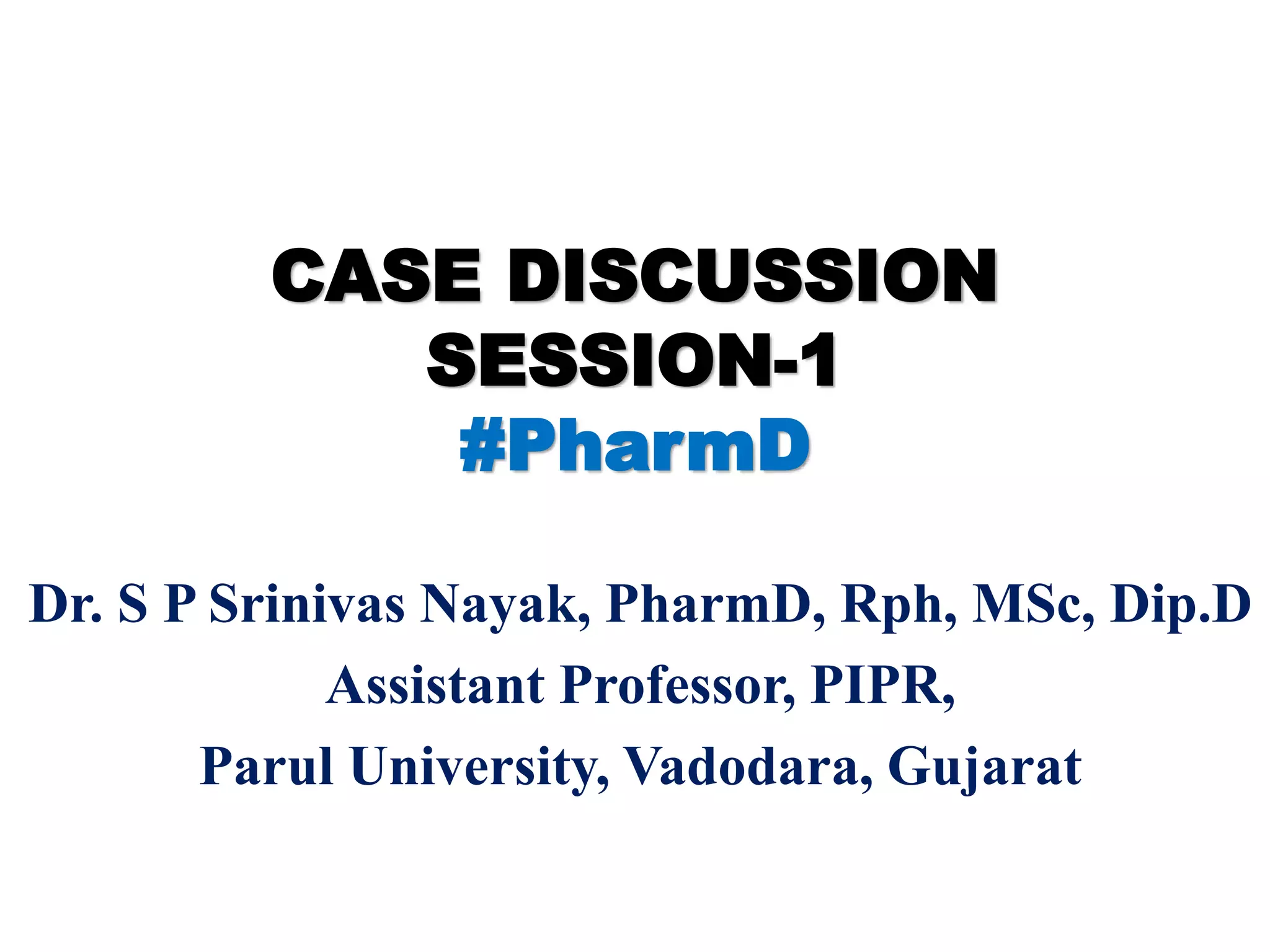 geriatric Case discussion 1 | PPTX